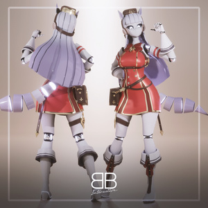 [Original 3D Model] Z3Robot VESPER Avatar for VRChat [PC + Quest ...