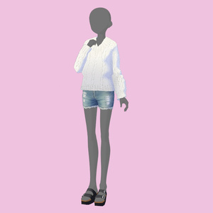 【VRoid Stable Ver】 Skin colors semi-realistic body texture set FREE ...
