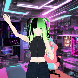 【Vroid Custom Item】 Two-Tone Braid Crown Hair for VRoid | Perfect for ...