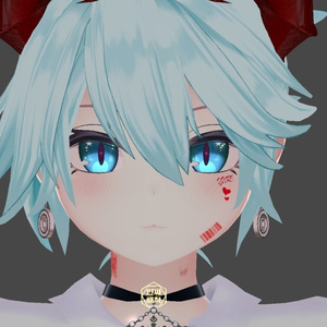 Antler Jewelry Set [VRCHAT Accessories] - YUSHOP - BOOTH