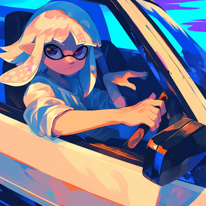 Splatoon x Street Fighter 6 (pink and blue jumper) - kodako-official ...