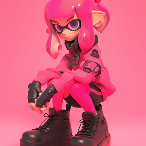 Splatoon x Street Fighter 6 (pink and blue jumper) - kodako-official ...