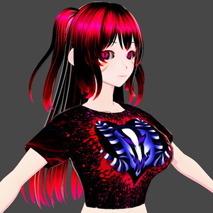 High Quality Anime Style Flaming Lava Colored Hair Texture ...