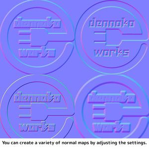 Normalmap Generator【ノーマルマップ生成ツール】 - dennokoworks - BOOTH