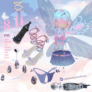 オリジナル3Dモデル「-花-Hana-」original 3D model - LUCKY FAFA - BOOTH