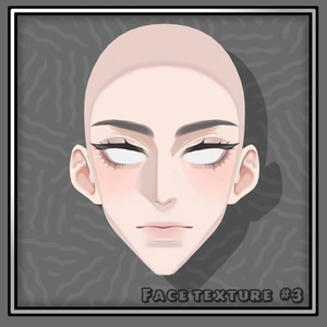 | 𝐕𝐑𝐎𝐈𝐃 | Full Face Texture #4 (+Eyebrows,Eyeliner) - Fanchski - BOOTH