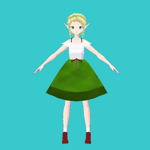 VRoid - Alien Model / Custom Hair & Skin Details - Turnip Town Friends ...