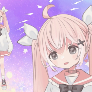 live2dモデル_VTS専用_汎用ゆめかわホワイトちゃん - Ryui - BOOTH