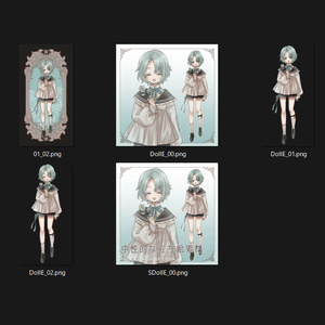 live2dモデル_VTS専用_汎用グリーンちゃん - Ryui - BOOTH