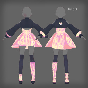 High Collar Jacket [Vroid] - virtual-ciel - BOOTH
