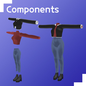 【VRCHAT用】 Lesser Panda Ears - MungGe - BOOTH