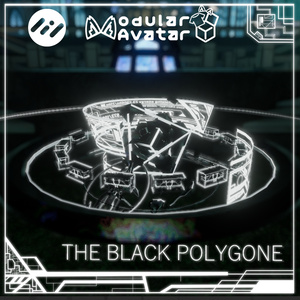 【セール中】【VRChat】Blue Crystal Earring【MA対応】 - black polygone - BOOTH