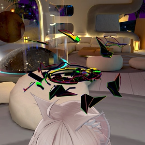 【VRChat】Turning Point Halo 【MA対応】 - black polygone - BOOTH