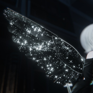 【VRChat】White Seraphim Wing 【MA対応】 - Black Polygone - BOOTH