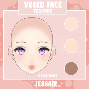 【VRoid Face Texture】 - JessairArtShop - BOOTH