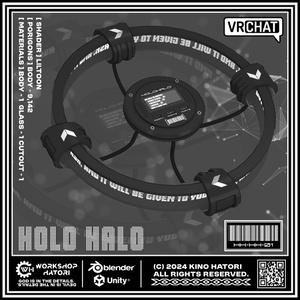 【FREE】GeometricEarring【VRChat対応】 - 羽鳥工房 - BOOTH