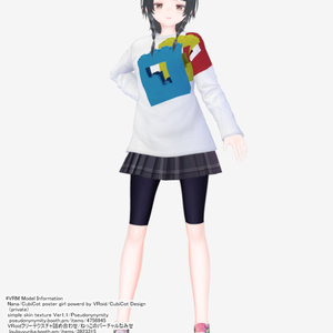 [VRoid] CubiCot emblem textures/ for T-shirts (Tops) - CubiCot Design ...
