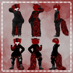 「3Dモデル」Guts - PC/Quest - Deira VRChat Furry Avatar - ReyCK - BOOTH