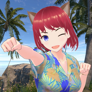 無料配布あり！ 【VRoid正式版】『渚のレオタード』-Leotard on the Beach - きずな工房 / Kizuna Kobo ...