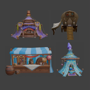 3Dモデル素材集~家具 - ddd model - BOOTH