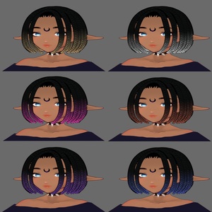 [Vroid] Masc. Hair Pack (Free) - VThreads - BOOTH
