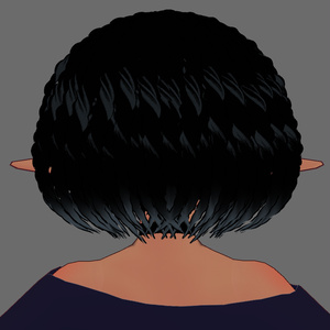 [Vroid] Masc. Hair Pack (Free) - VThreads - BOOTH