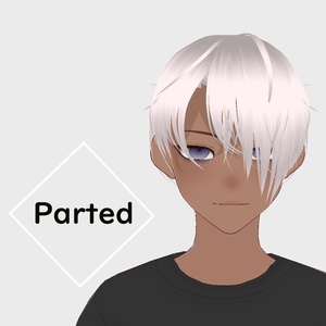 [Vroid] Masc. Hair Pack (Free) - VThreads - BOOTH
