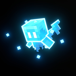 【無料】Minecraft Ghastling Pendant - 9livewolf - BOOTH