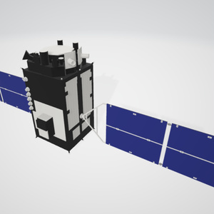 準天頂衛星「みちびき」 3Dモデル - kizta-aerospace - BOOTH