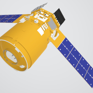 静止気象衛星「ひまわり8号」 3Dモデル - kizta-aerospace - BOOTH