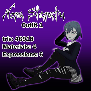 goth girl vrchat avatarに関する人気の同人グッズ39点を通販できる! - BOOTH
