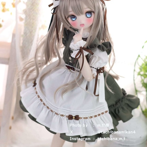 MDD / KUMAKO【懐古ロリィタちゃん（黒）】【Nostalgic Lolita-chan (Black)】 - nanairo tentou ナナイロテントウ - BOOTH