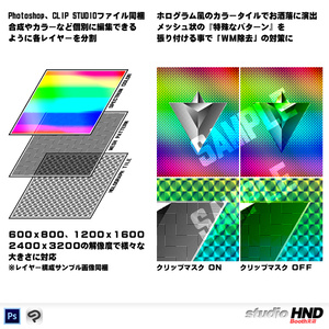 【sHND】ウォーターマーク風VOIDシール 2024 1206 - studio HND Booth支店 - BOOTH