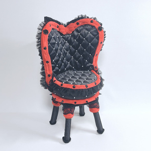 ドールサイズ椅子「Crazy Girl Bomb Chair」ブルー×パープル - studiobinzo - BOOTH