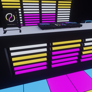 DJ Booth 2 for vrchat - ra845 - BOOTH