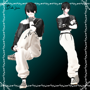 [VRChat] Jump Suit V2 for Mans - Jade_Yarn - BOOTH