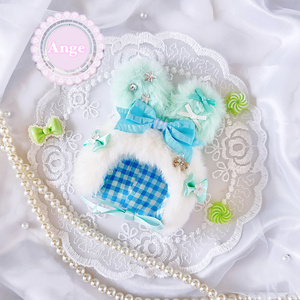 【ブラックチェリー♡ラビット】ぬい服 着ぐるみ 11cm ちびぐるみ - Ange-あんじゅぬい服- - BOOTH