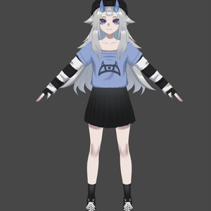 Vroid dog ears/tails and hair🦴 - Pudding - BOOTH