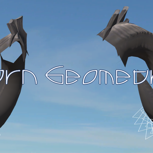 【VRChat想定】Horn_Geometry【メリノ用アクセサリー】