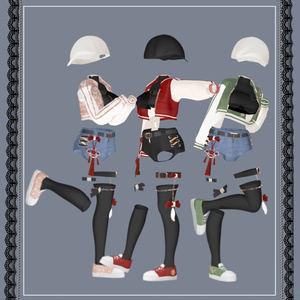 Oriental outer (for Minase) 1.4 - Dimgray - BOOTH