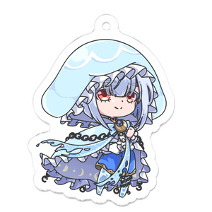 ヒマノ・メデューズ(ポンチョあり・鎖なし)アクリルキーホルダー - ヒマノの購買所 - BOOTH