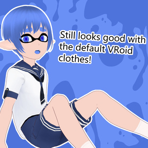 【VRoid Stable Ver】Splatoon inspired hair texture super set - LUK4 - BOOTH