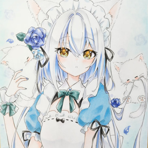 うちのにゃんこ 手描きイラスト - ryoneko - BOOTH