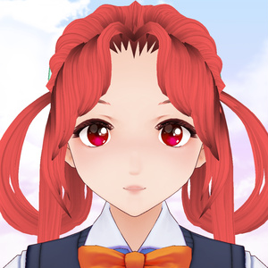 [Free/無料] Cell shaded male VRoid hair preset / coiffure courte avec ...