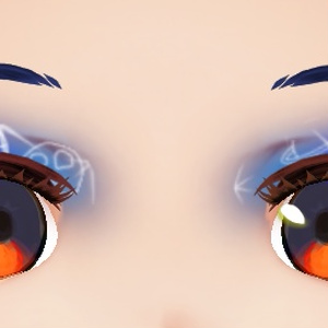 Triple Lunar Earring Texture For Elf/Mermaid Ears For VRoid Studio ...