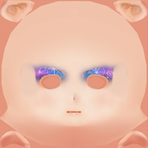 Triple Lunar Earring Texture For Elf/Mermaid Ears For VRoid Studio ...