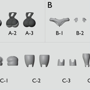 TB-003 メガミブレスト block2（生産終了・リクエスト生産のみ） - アルフのよろず - BOOTH