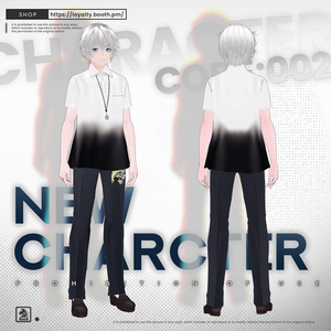 [Vroid] Boy outfit 001 / Boy overalls - Knight - BOOTH