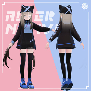 [VRCHAT] Maya Cape Dress Coat・舞夜 ケープドレスコート - オルタネイティブ - BOOTH