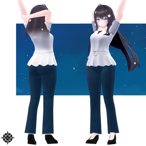 [VRCHAT]Kikyo Shirt&Jacket・桔梗 シャツ＆ジャケット - オルタネイティブ - BOOTH